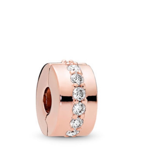 Pandora | Jewelry | Set Of 2 Pandora Sparkling Spacer Pandora Rose ...